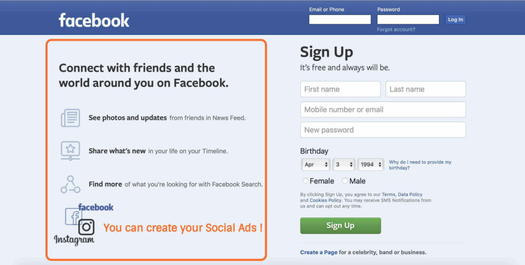 如何创建Facebook账号 | BYO MEDIA
